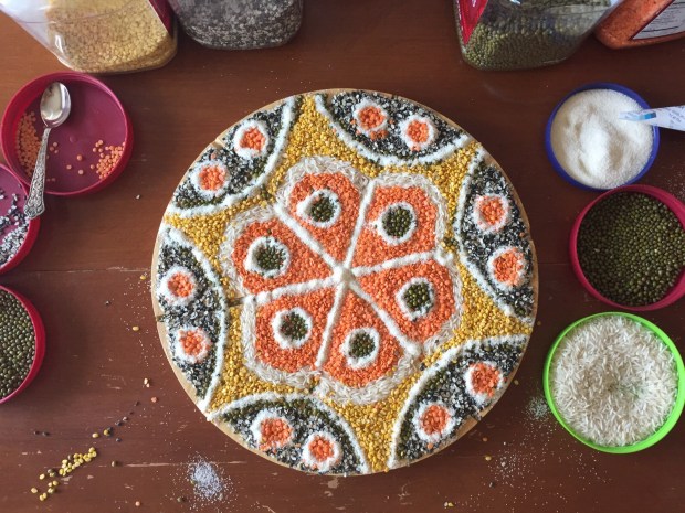 Rangoli-the art of the moment: A tutorial on making your own design ...
