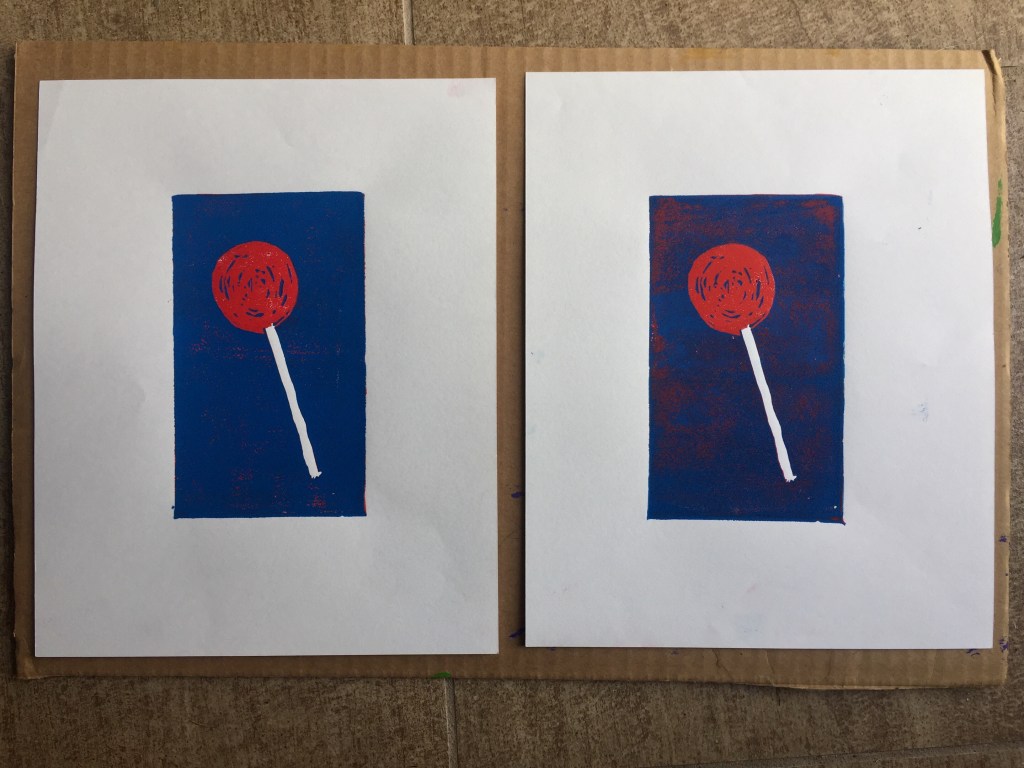 2 Color Block Printing for Beginner – Make In The Break