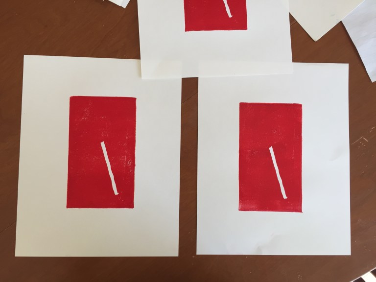 2 Color Block Printing for Beginner – Make In The Break