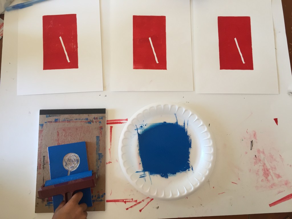 2 Color Block Printing for Beginner – Make In The Break